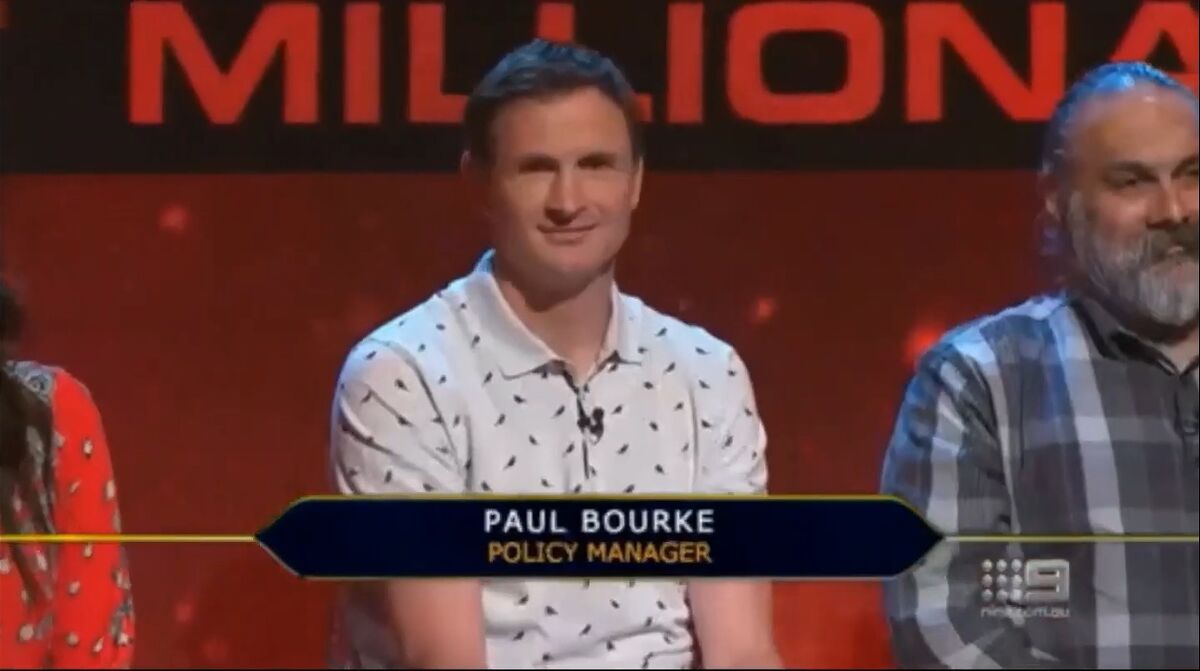 Paul Bourke Who Wants To Be A Millionaire Wiki Fandom