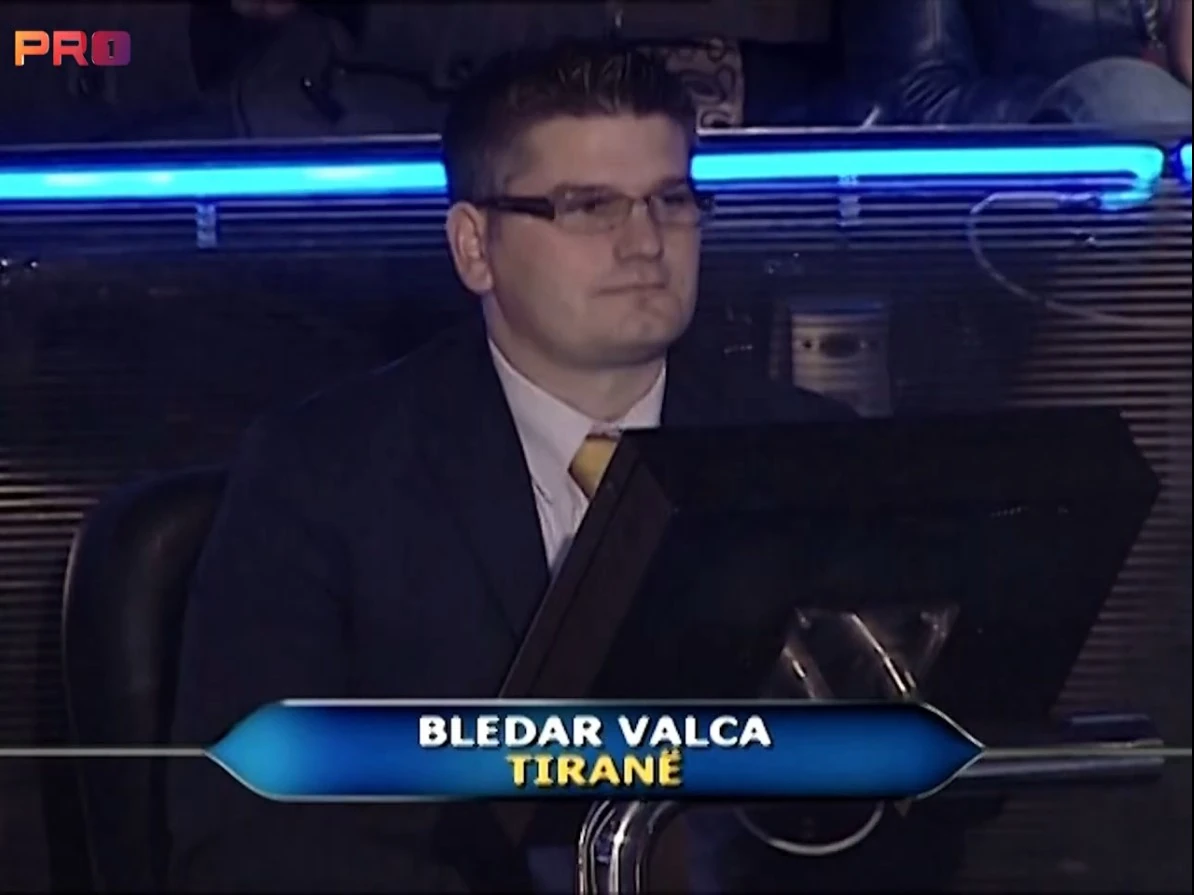 Bledar Valca | Who Wants To Be A Millionaire Wiki | Fandom