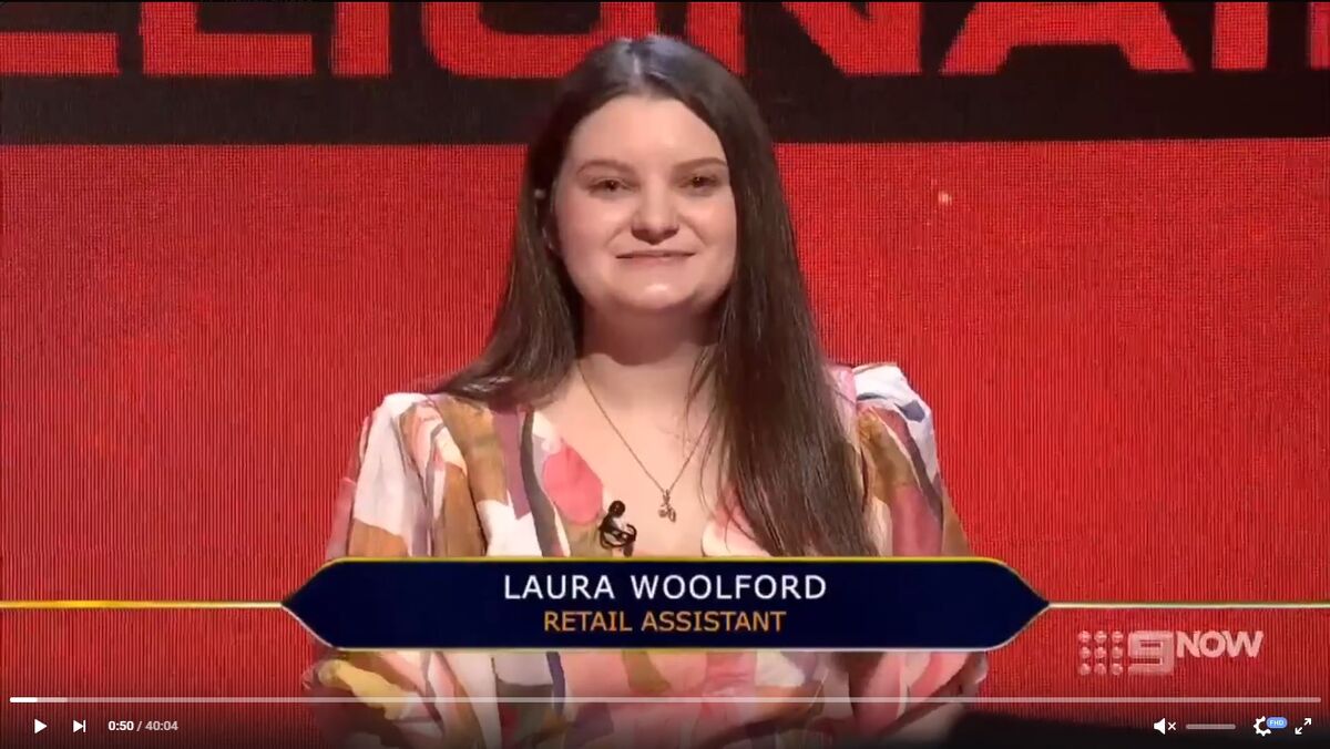 Laura Woolford Who Wants To Be A Millionaire Wiki Fandom