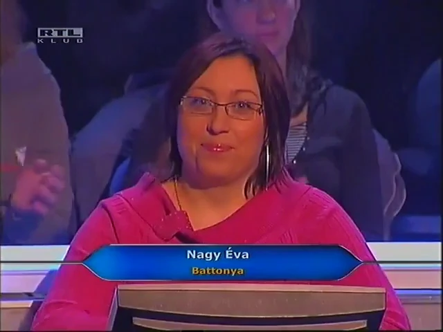 Nagy Évá | Who Wants To Be A Millionaire Wiki | Fandom