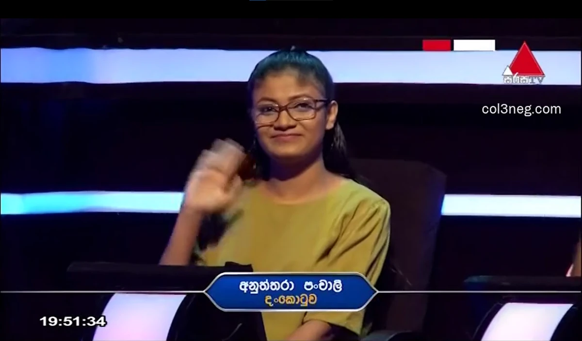 Anuththara Panchali | Who Wants To Be A Millionaire Wiki | Fandom