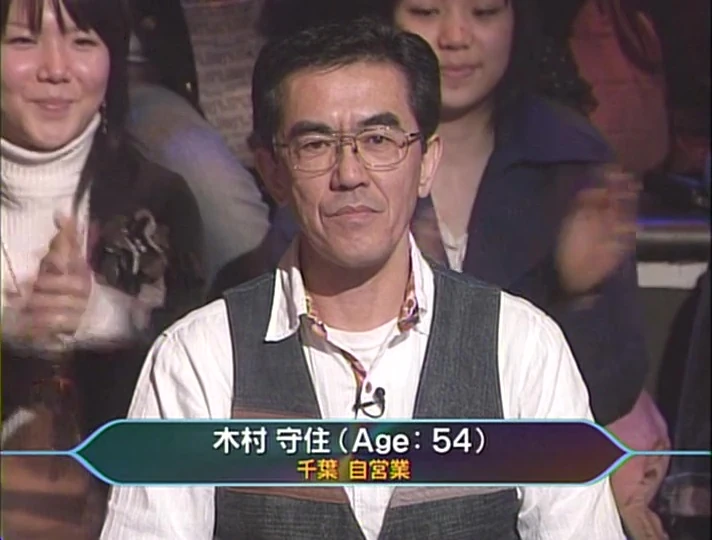 Morizumi Kimura | Who Wants To Be A Millionaire Wiki | Fandom