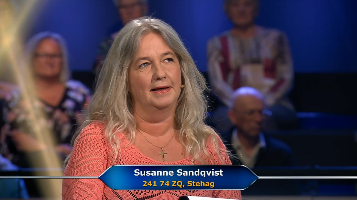 Susanne Sandqvist | Who Wants To Be A Millionaire Wiki | Fandom