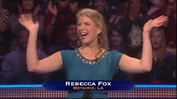 Rebecca Fox | Who Wants To Be A Millionaire Wiki | Fandom