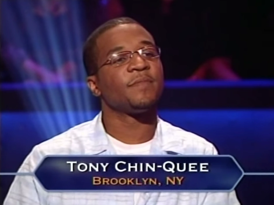 Tony Chin-Quee | Who Wants To Be A Millionaire Wiki | Fandom