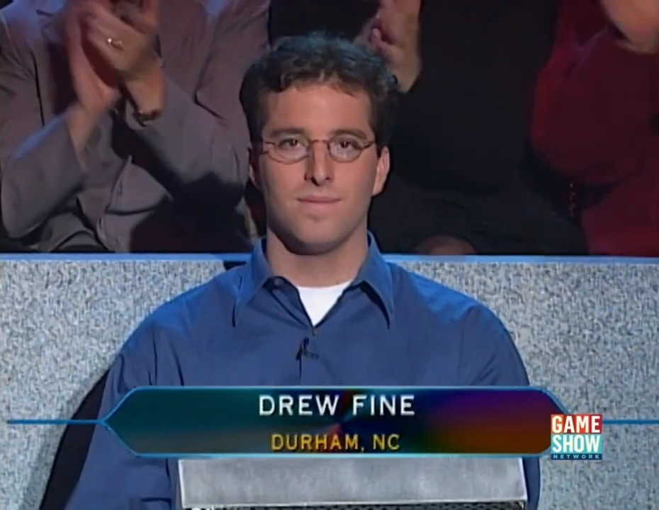 Drew Fine | Who Wants To Be A Millionaire Wiki | Fandom
