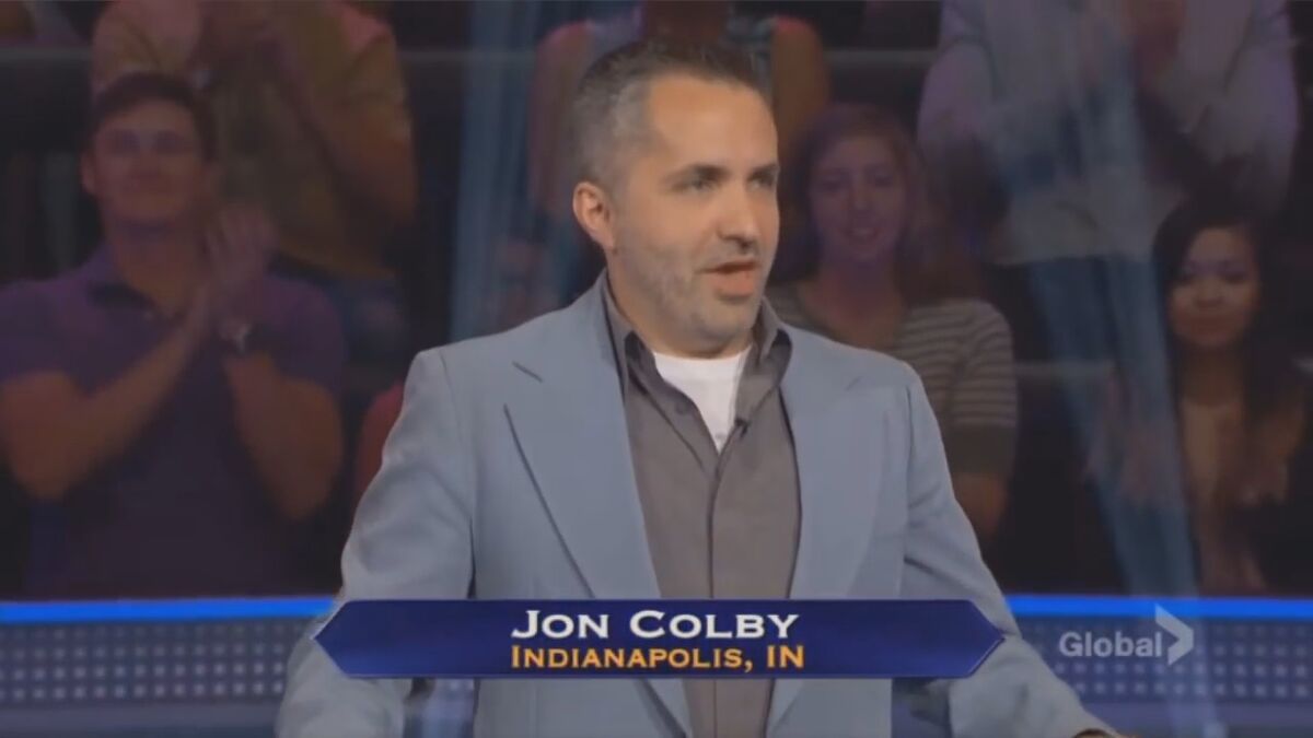Jon Colby Who Wants To Be A Millionaire Wiki Fandom
