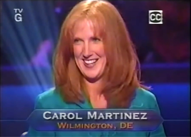 Carol Martinez | Who Wants To Be A Millionaire Wiki | Fandom