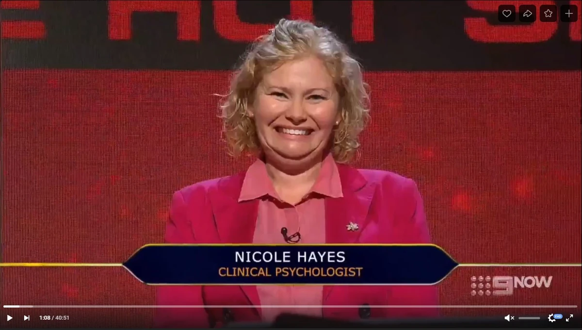 Nicole Hayes | Who Wants To Be A Millionaire Wiki | Fandom
