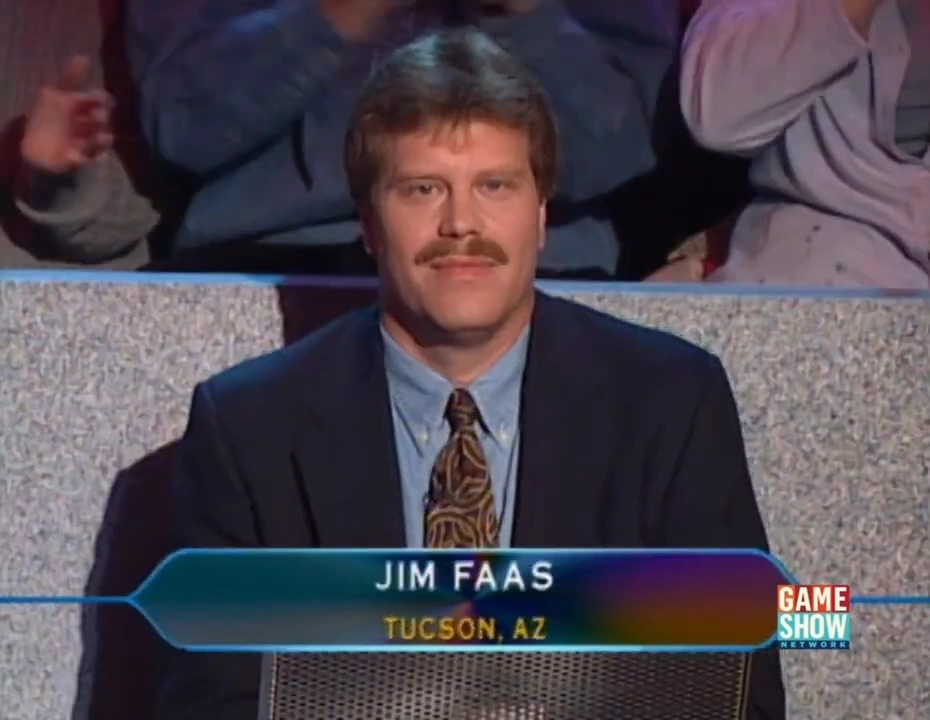 Jim Faas | Who Wants To Be A Millionaire Wiki | Fandom