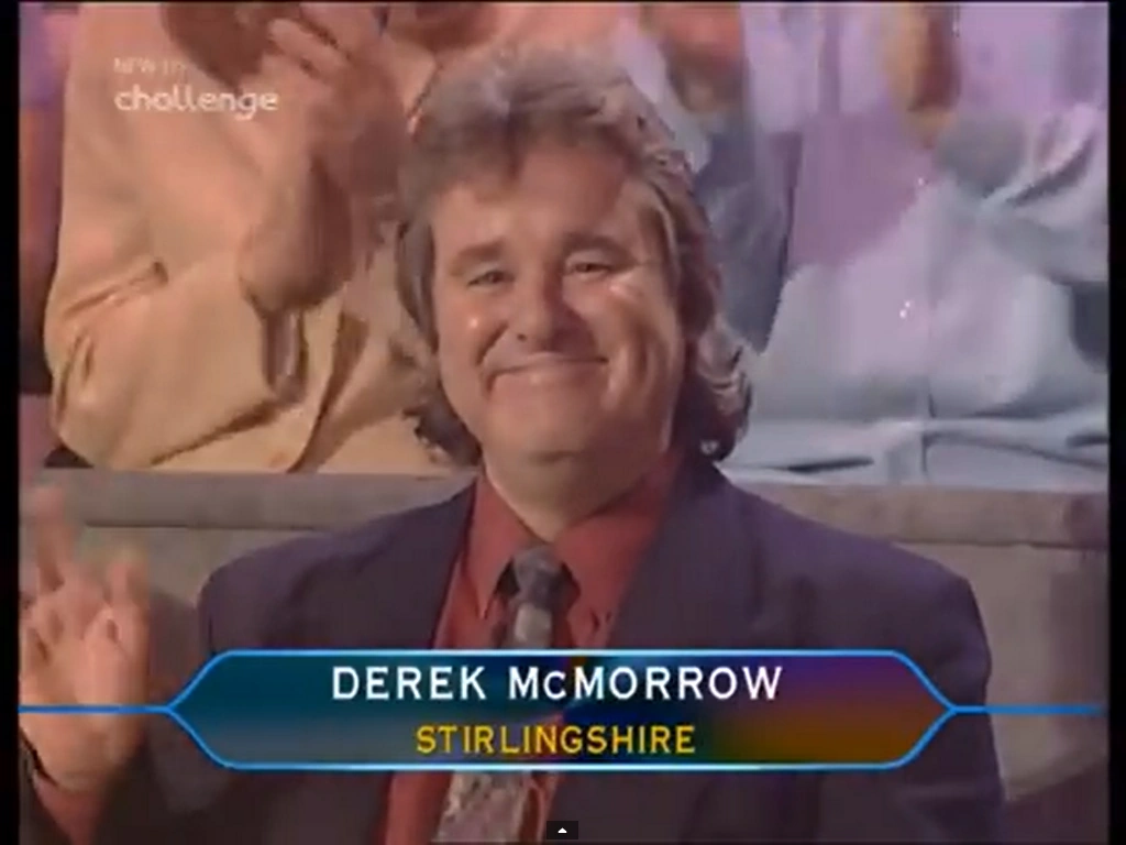 Derek McMorrow | Who Wants To Be A Millionaire Wiki | Fandom