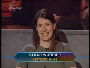 Sarah Woodier | Who Wants To Be A Millionaire Wiki | Fandom
