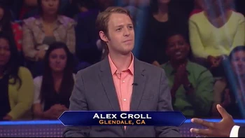 Alex Croll | Who Wants To Be A Millionaire Wiki | Fandom