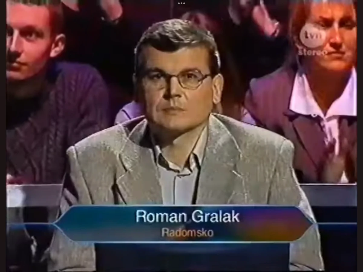Roman Gralak | Who Wants To Be A Millionaire Wiki | Fandom