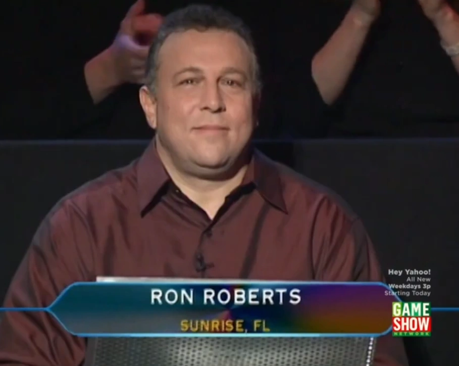 Ron Roberts | Who Wants To Be A Millionaire Wiki | Fandom