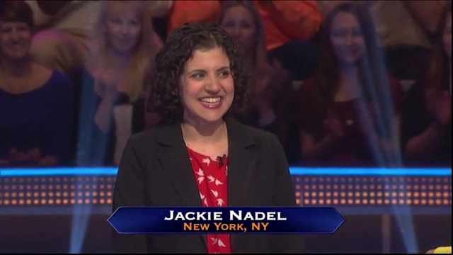 Jackie Nadel | Who Wants To Be A Millionaire Wiki | Fandom
