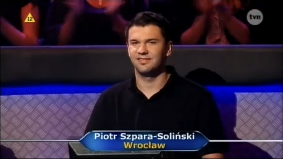 Piotr Szpara Soliński Who Wants To Be A Millionaire Wiki Fandom