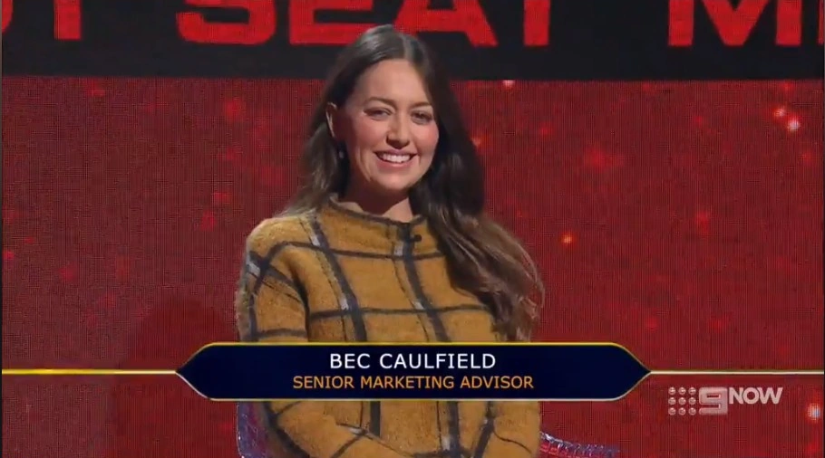 Bec Caulfield | Who Wants To Be A Millionaire Wiki | Fandom