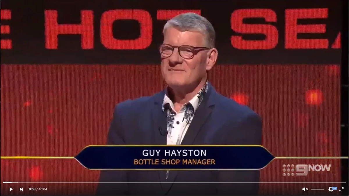 Guy Hayston | Who Wants To Be A Millionaire Wiki | Fandom