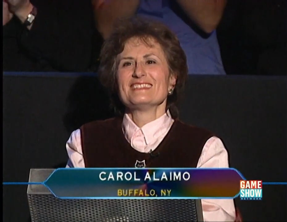 Carol Alaimo Who Wants To Be A Millionaire Wiki Fandom