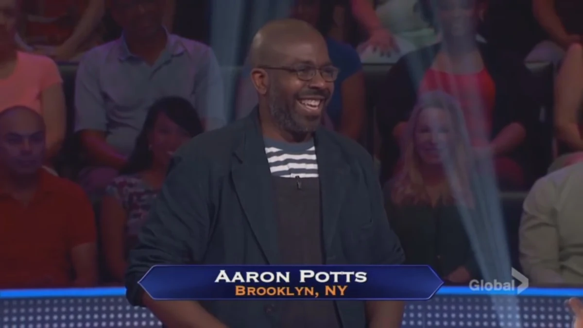 Aaron Potts | Who Wants To Be A Millionaire Wiki | Fandom