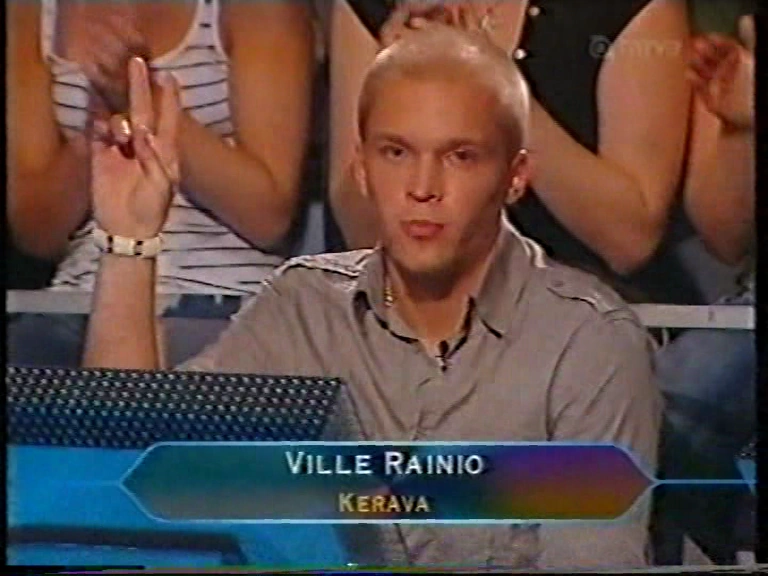 Ville Rainio | Who Wants To Be A Millionaire Wiki | Fandom