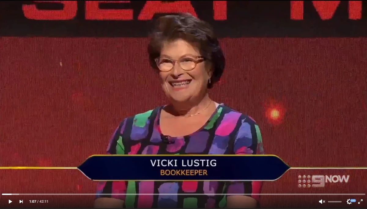 Vicki Lustig | Who Wants To Be A Millionaire Wiki | Fandom