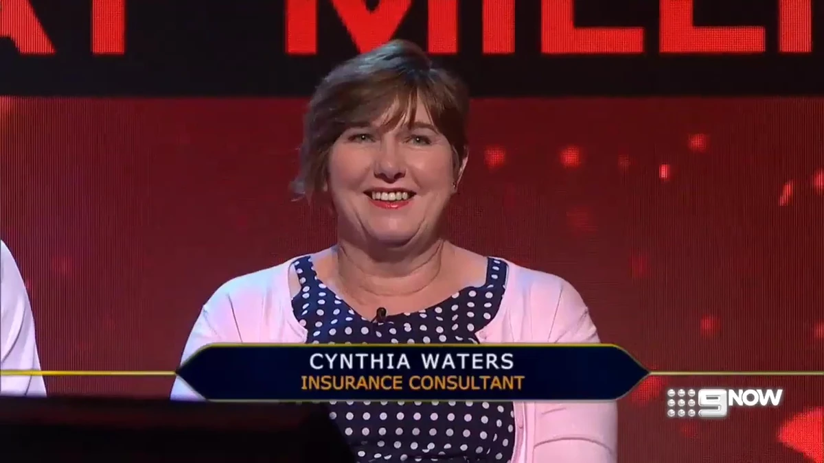 Cynthia Waters | Who Wants To Be A Millionaire Wiki | Fandom