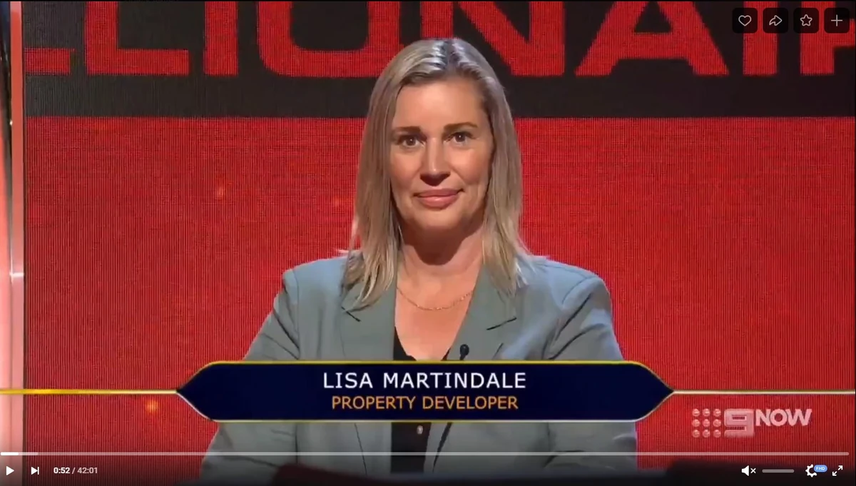 Lisa Martindale | Who Wants To Be A Millionaire Wiki | Fandom