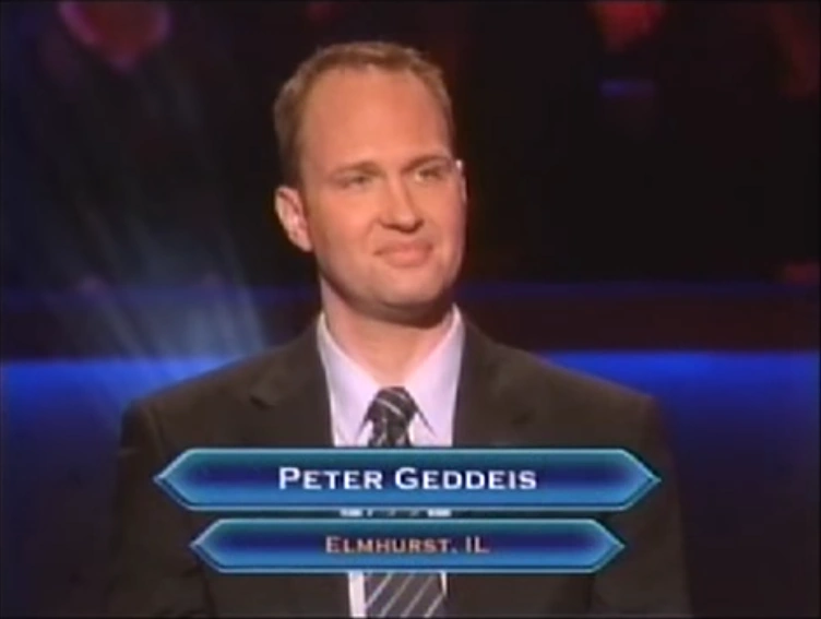 Peter Geddeis | Who Wants To Be A Millionaire Wiki | Fandom