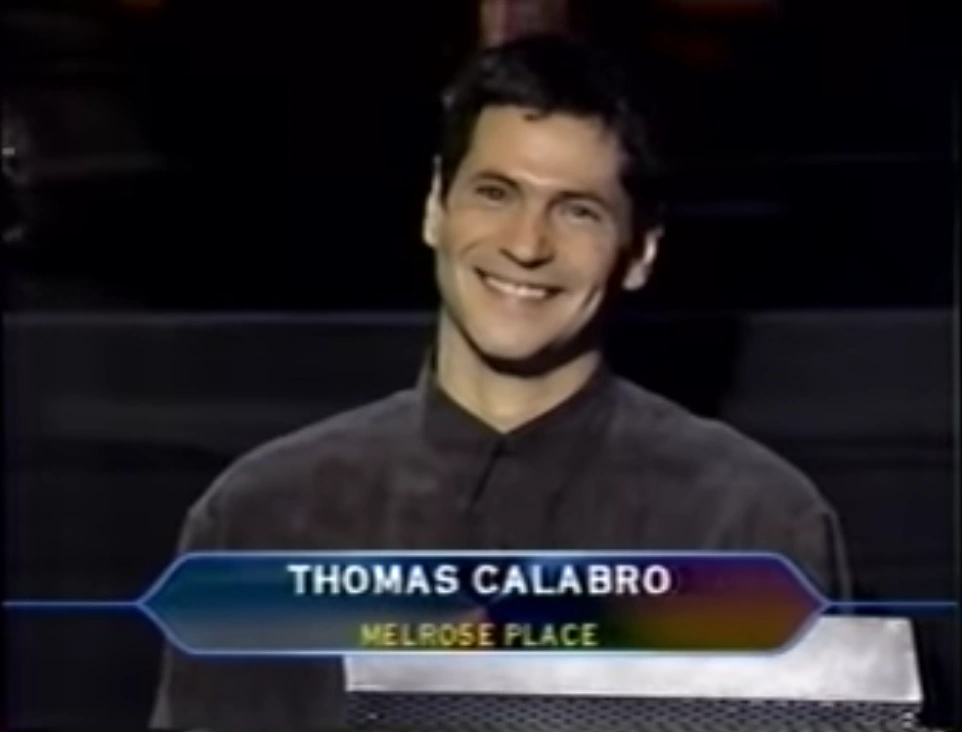 Thomas Calabro | Who Wants To Be A Millionaire Wiki | Fandom