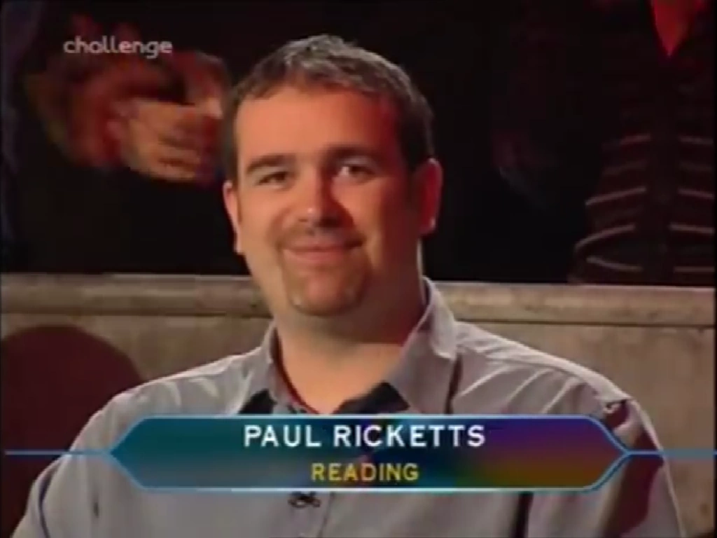 Paul Ricketts | Who Wants To Be A Millionaire Wiki | Fandom