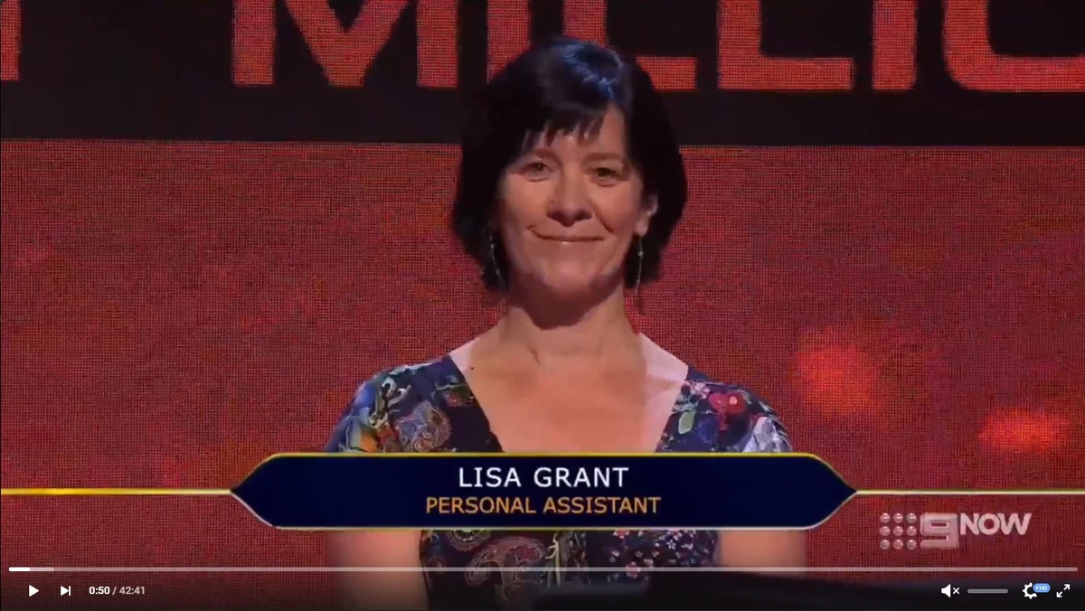 Lisa Grant | Who Wants To Be A Millionaire Wiki | Fandom