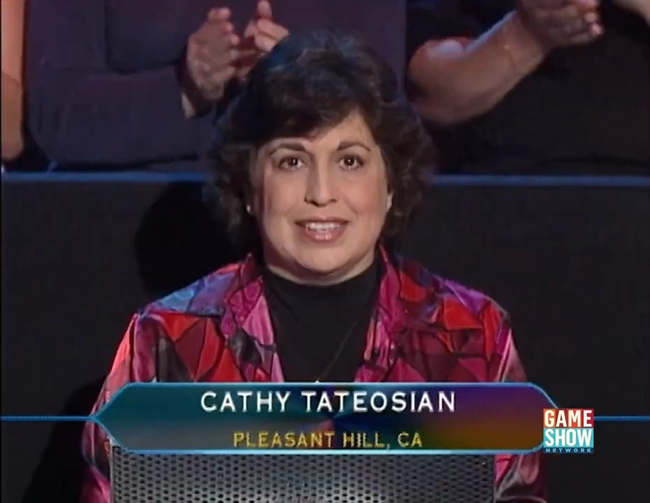 Cathy Tateosian | Who Wants To Be A Millionaire Wiki | Fandom