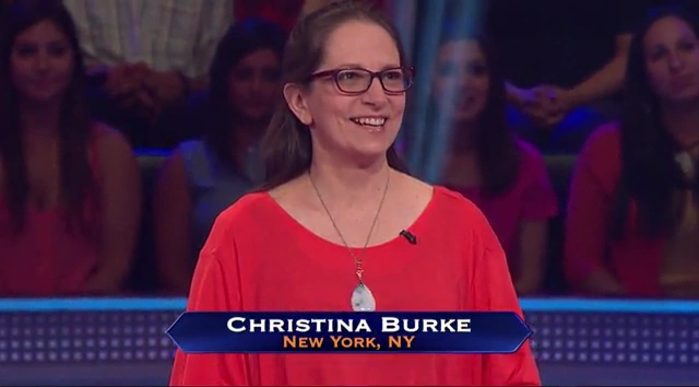 Christina Burke | Who Wants To Be A Millionaire Wiki | Fandom