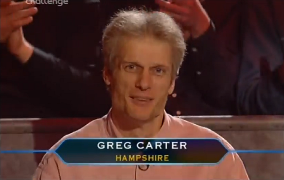 Greg Carter Who Wants To Be A Millionaire Wiki Fandom