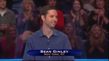 Sean Ginley | Who Wants To Be A Millionaire Wiki | Fandom