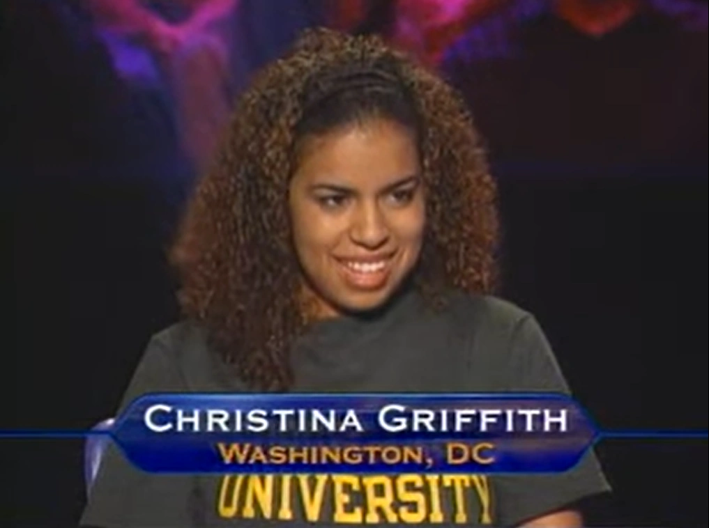 Christina Griffith | Who Wants To Be A Millionaire Wiki | Fandom