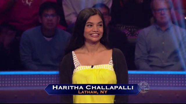 Haritha Challapalli | Who Wants To Be A Millionaire Wiki | Fandom