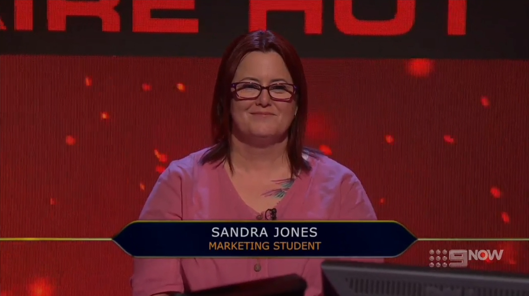 Sandra Jones Who Wants To Be A Millionaire Wiki Fandom