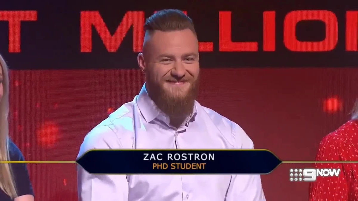 Zac Rostron | Who Wants To Be A Millionaire Wiki | Fandom
