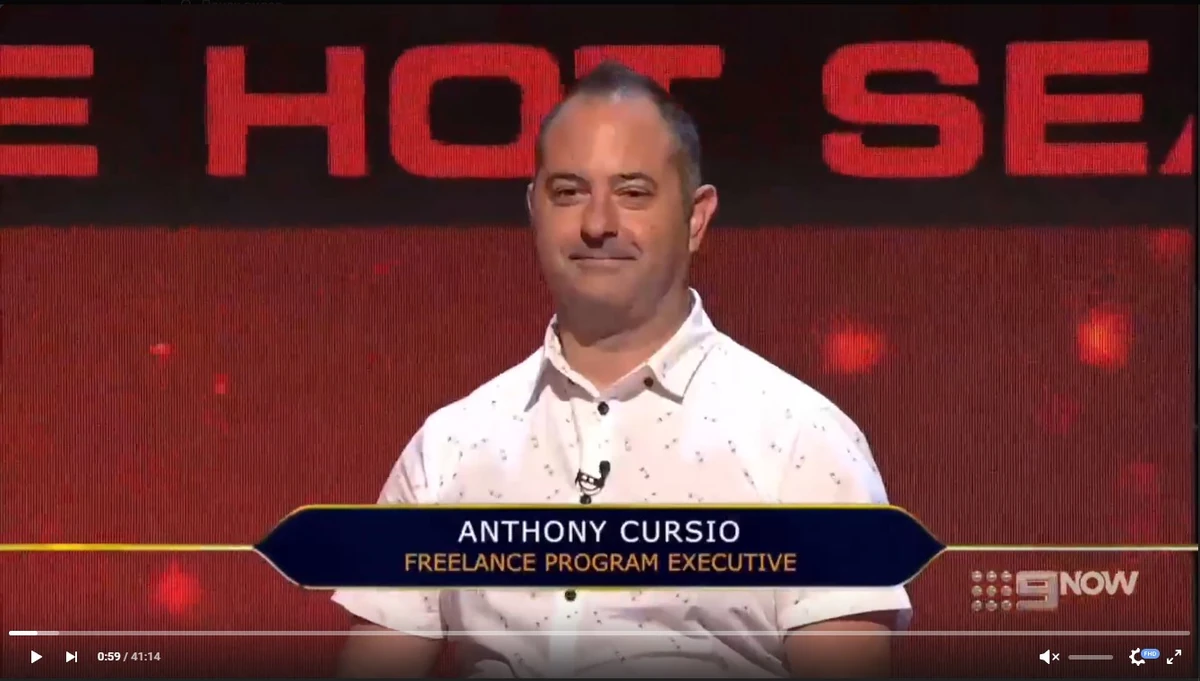 Anthony Cursio | Who Wants To Be A Millionaire Wiki | Fandom