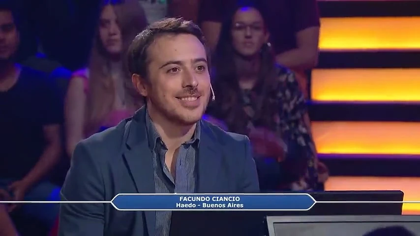 Facundo Ciancio | Who Wants To Be A Millionaire Wiki | Fandom