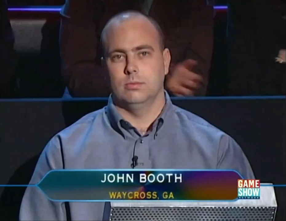 John Booth | Who Wants To Be A Millionaire Wiki | Fandom