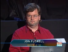 Jon Futrell | Who Wants To Be A Millionaire Wiki | Fandom