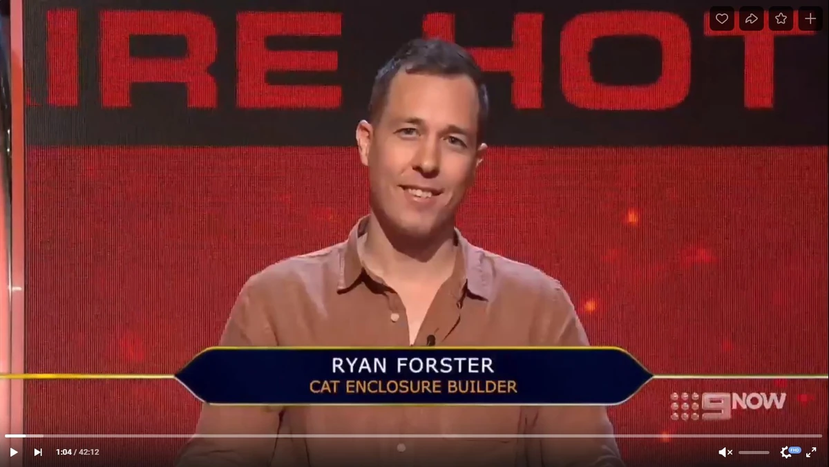 Ryan Forster | Who Wants To Be A Millionaire Wiki | Fandom