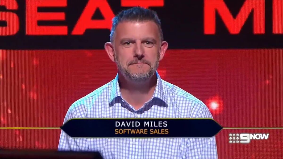 David Miles Millionaire Hot Seat Contestant Who Wants To Be A