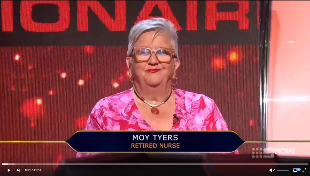 Moy Tyers | Who Wants To Be A Millionaire Wiki | Fandom