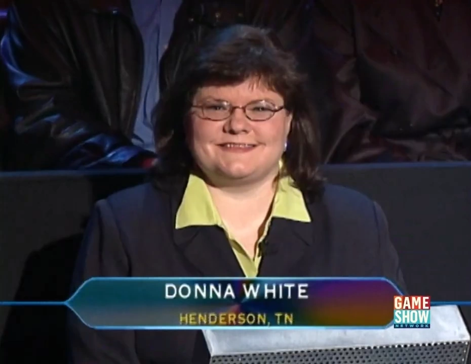 Donna White | Who Wants To Be A Millionaire Wiki | Fandom