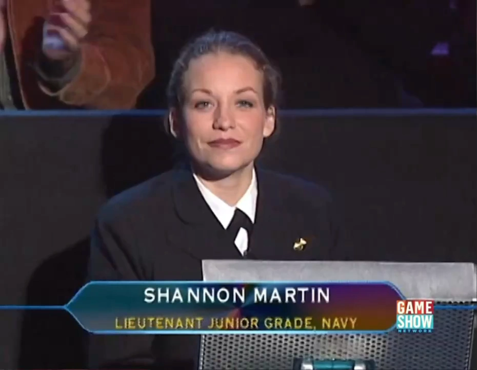 Shannon Martin | Who Wants To Be A Millionaire Wiki | Fandom